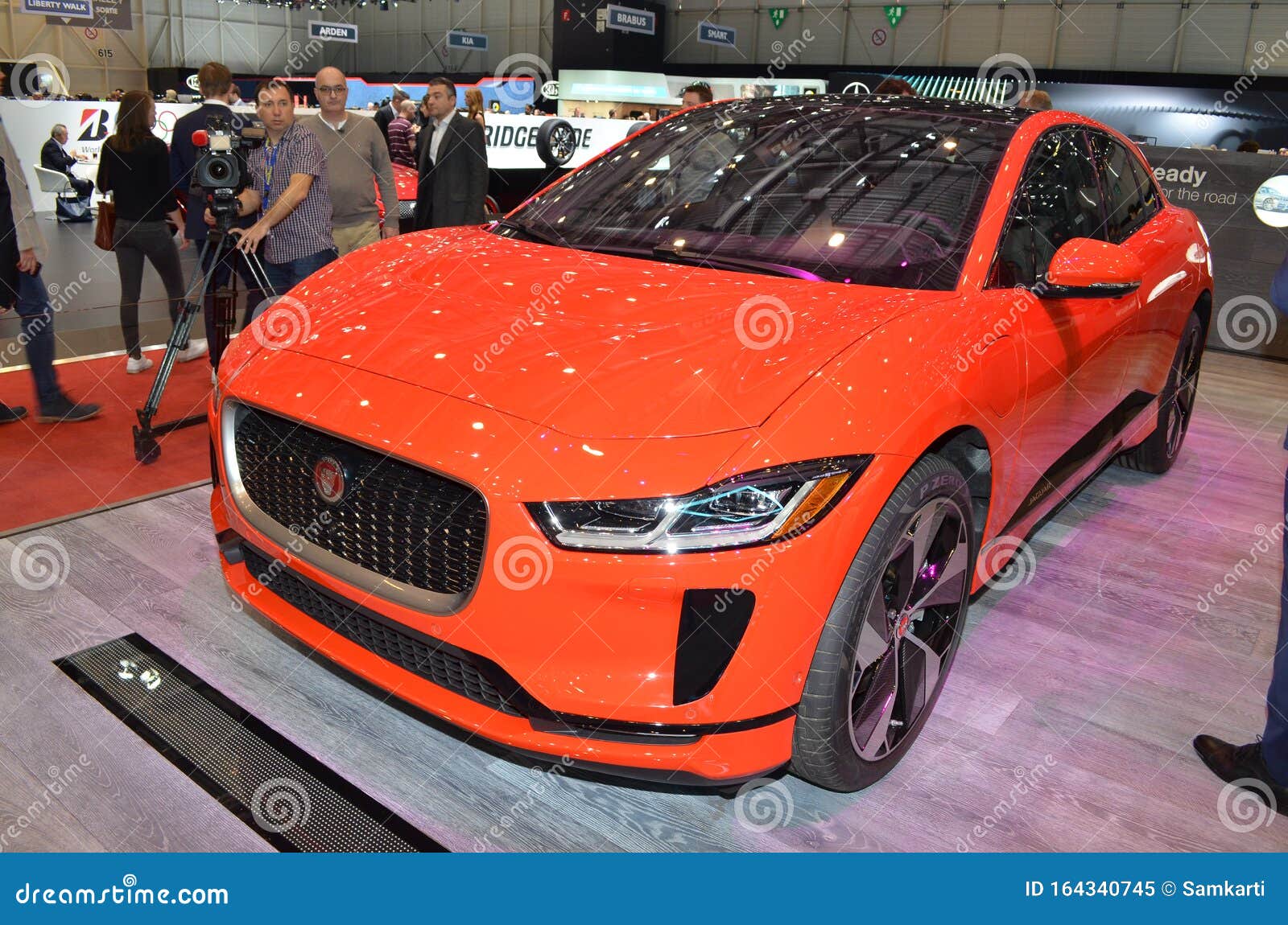 Geneva, Switzerland, March 06-2018: Jaguar I-Pace EV 400 at GIMS ...