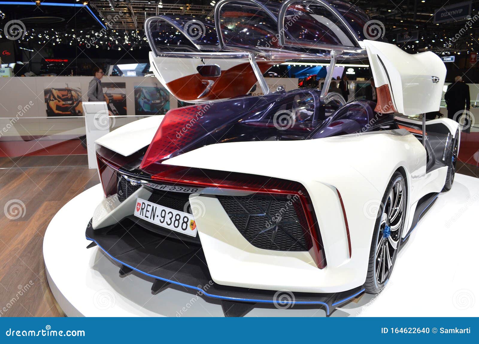 Geneva, Switzerland, March 06-2018: Techrules Ren at GIMS Editorial ...