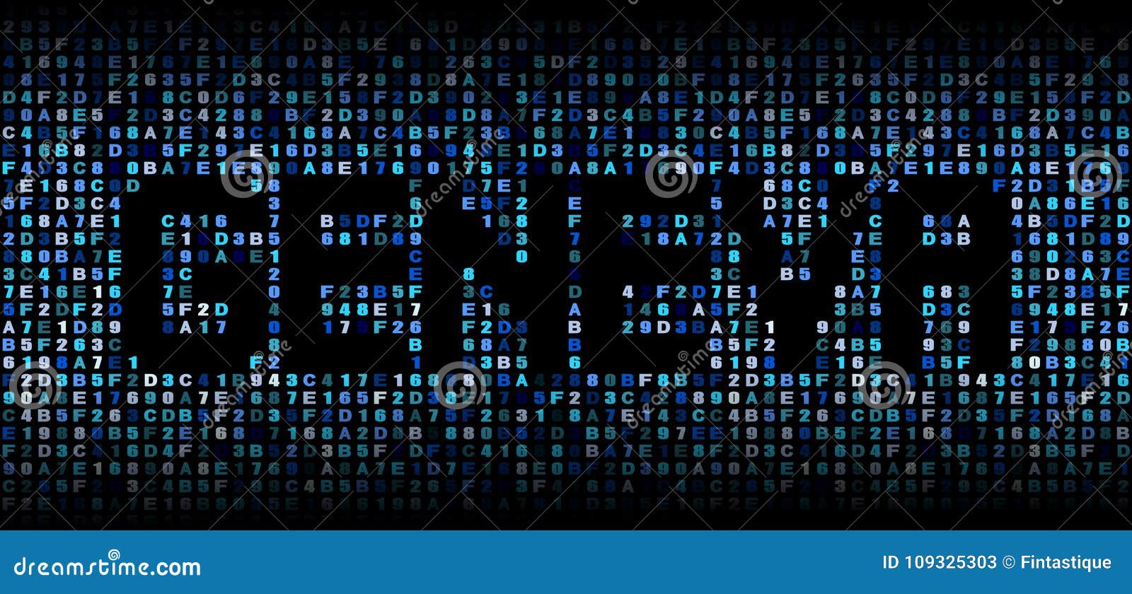 Geneva Text on Hex Code Illustration Stock Illustration - Illustration ...