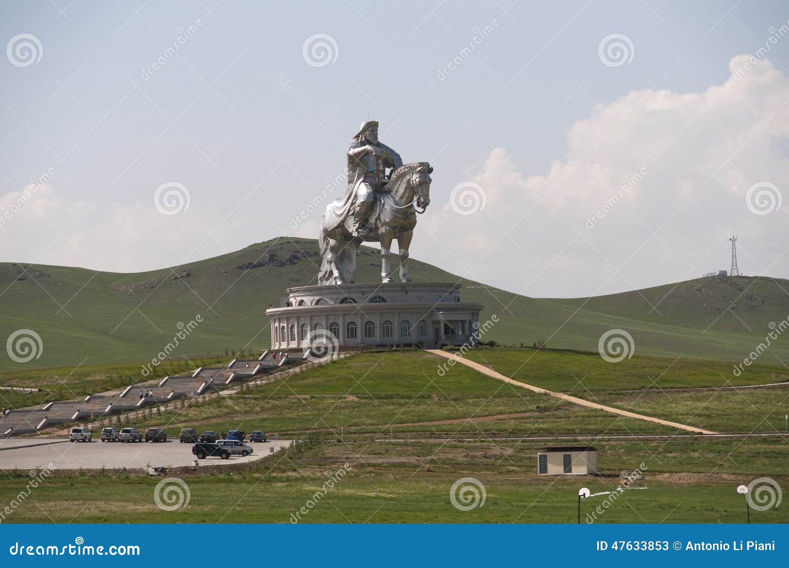 Statue Of Genghis Khan At The Mausoleum Royalty-Free Stock Photo ...