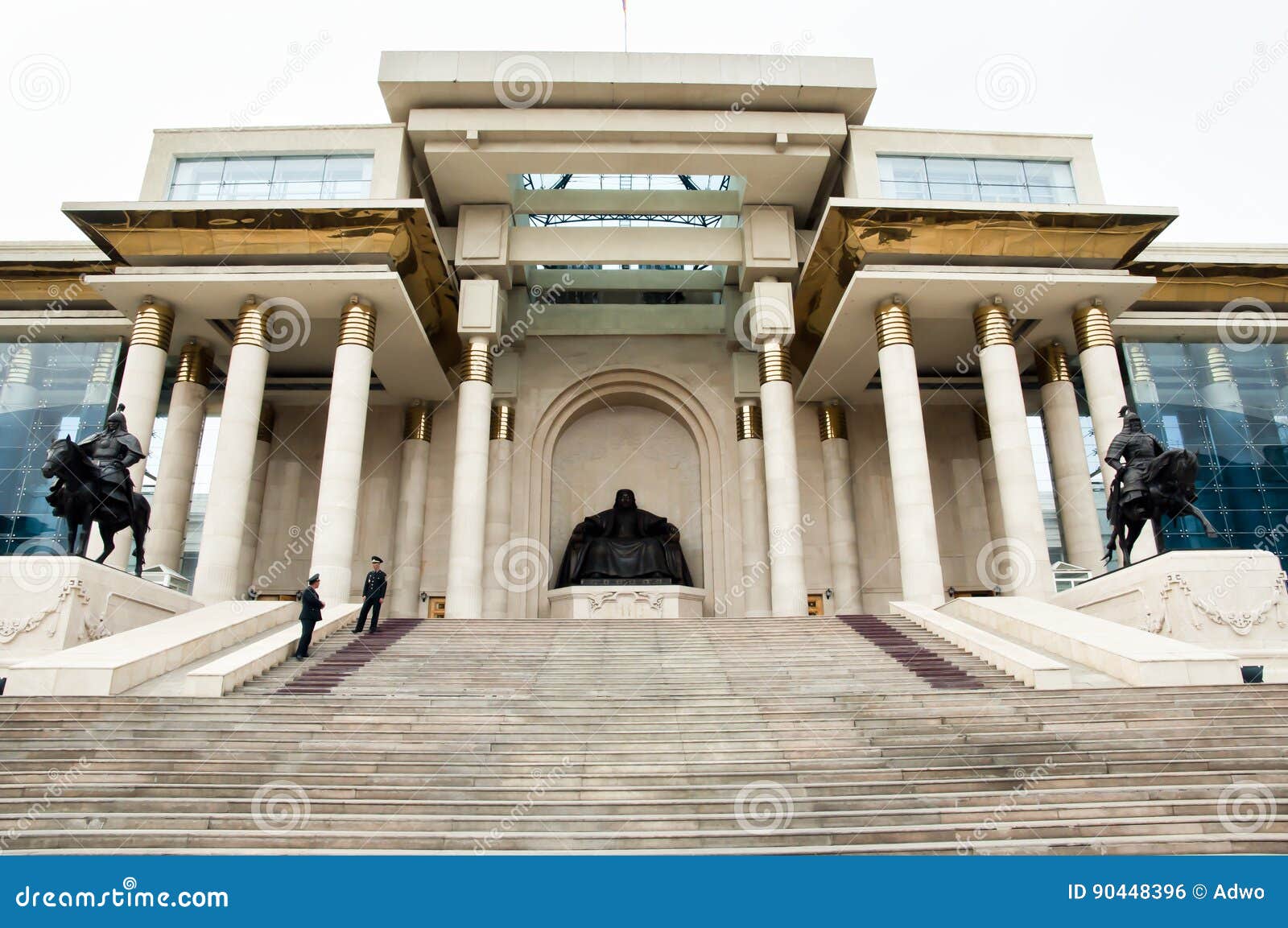 Building Of Genghis Khan Mausoleum, Adobe Rgb Editorial Photo ...