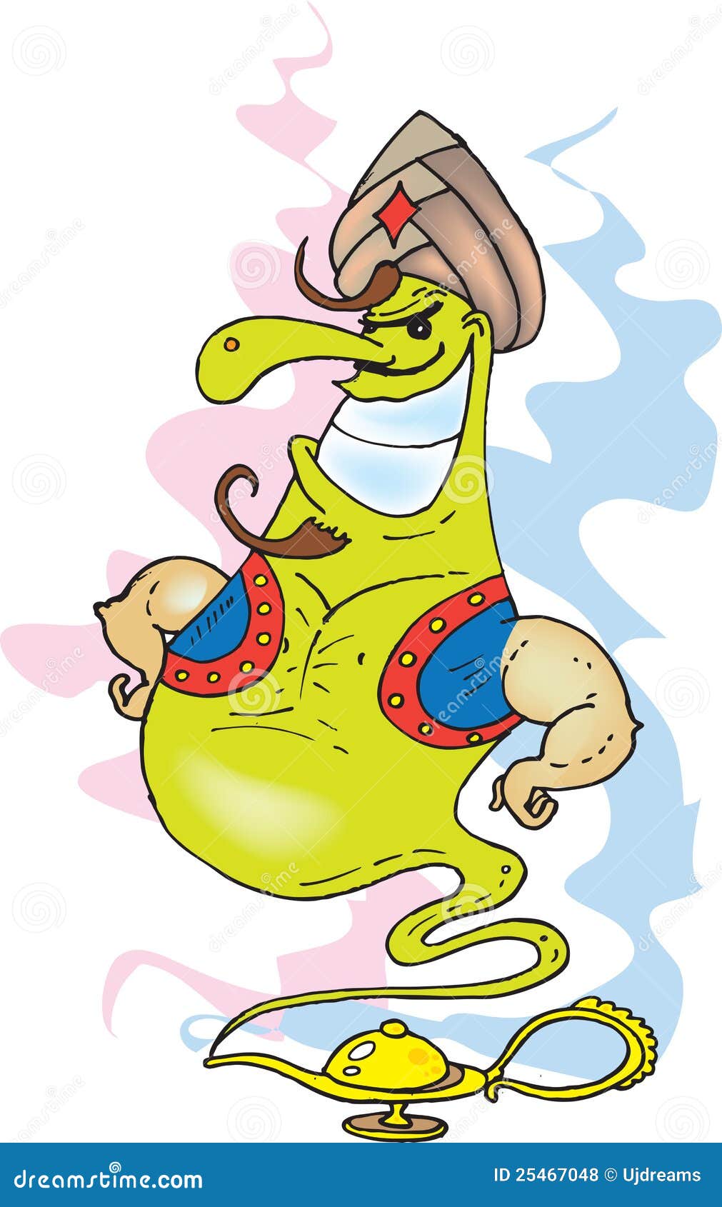 Genie Vector Illustration | CartoonDealer.com #25467048