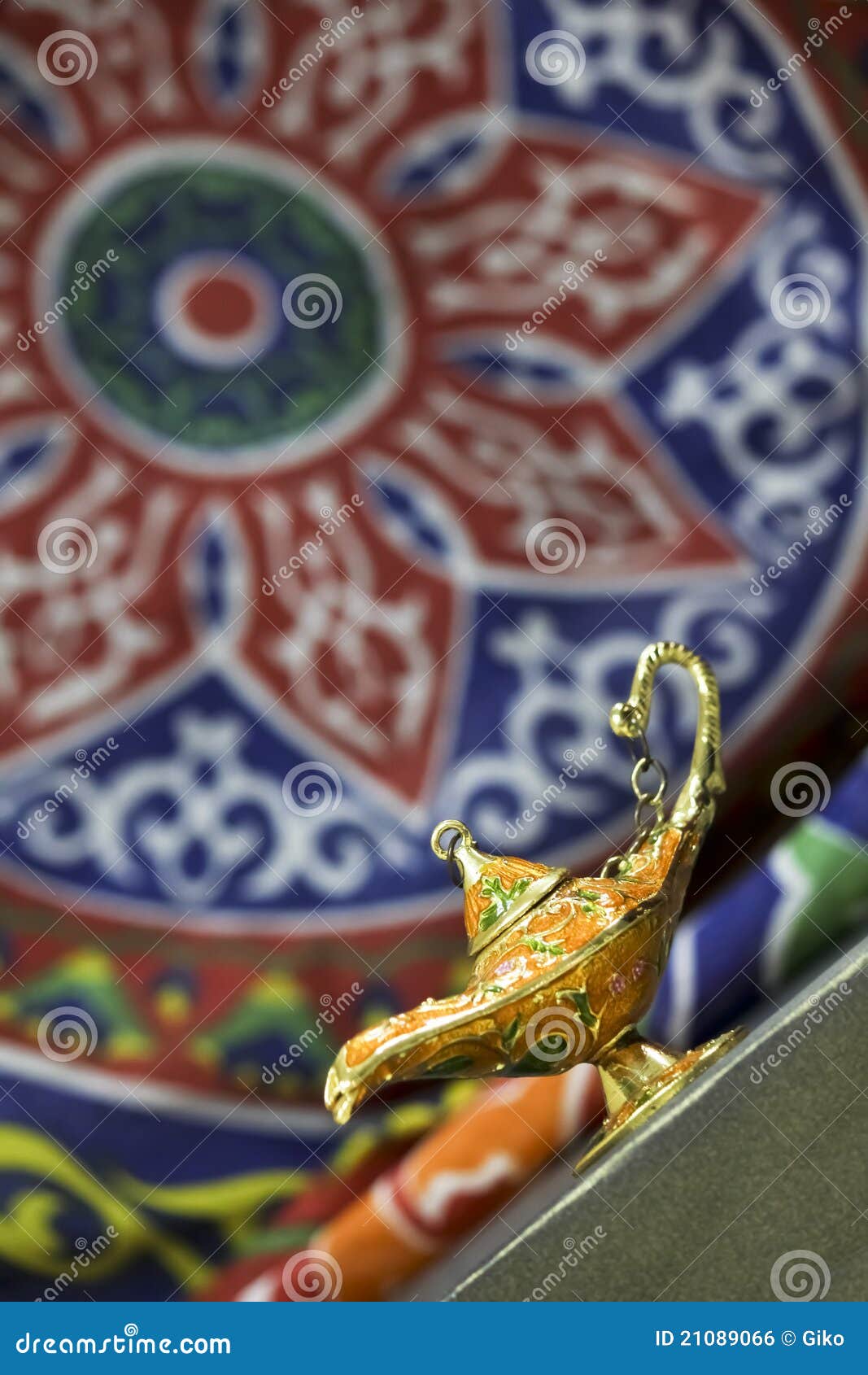 Genie Lamp stock photo. Image of kareem, aladin, islam - 21089066