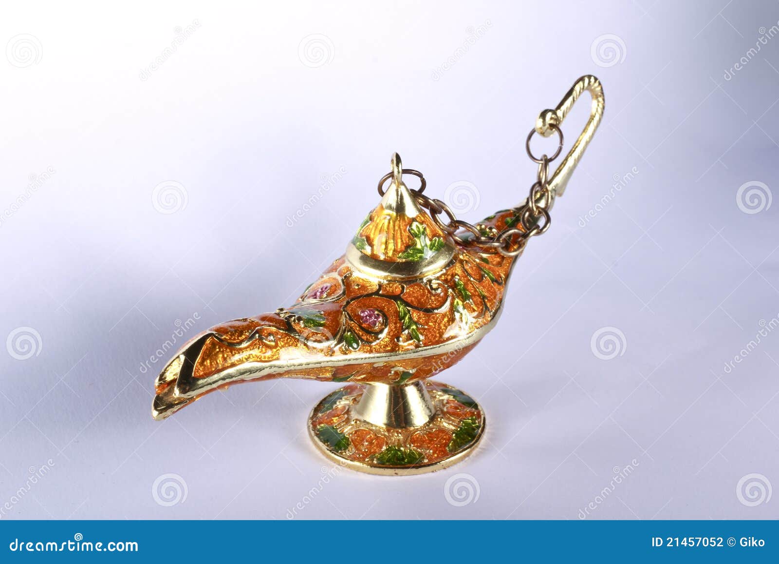 Genie Lamp stock photo. Image of light, genie, golden - 21457052