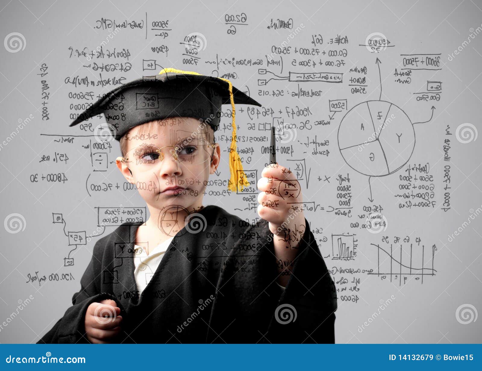 Genio de la matemáticas imagen de archivo. Imagen de finanzas - 14132679