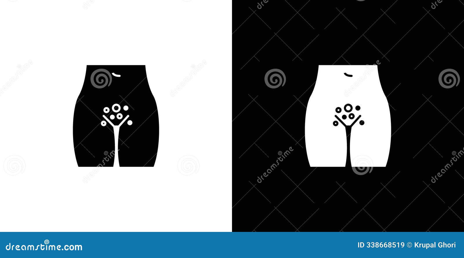 Genital Rash Icon Art Design Illustration Stock Vector - Illustration ...