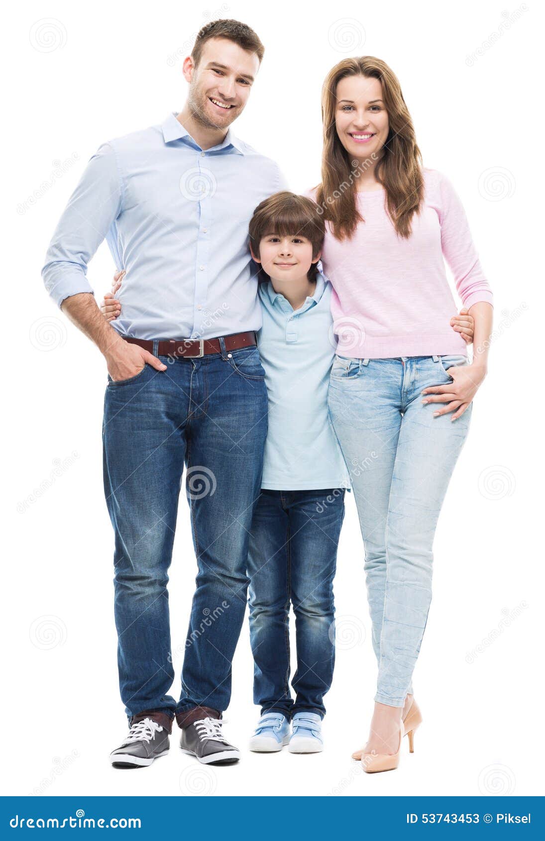 Genitori e figlio immagine stock. Immagine di femmina - 53743453