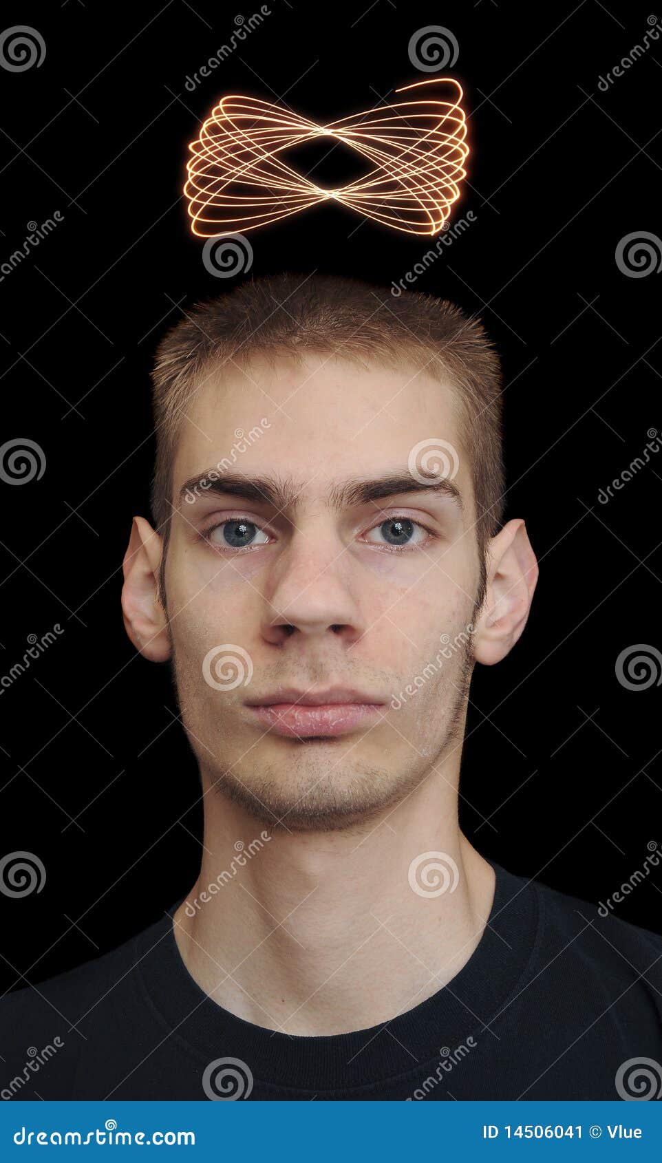 Genius stock image. Image of head, portrait, bright, male - 14506041