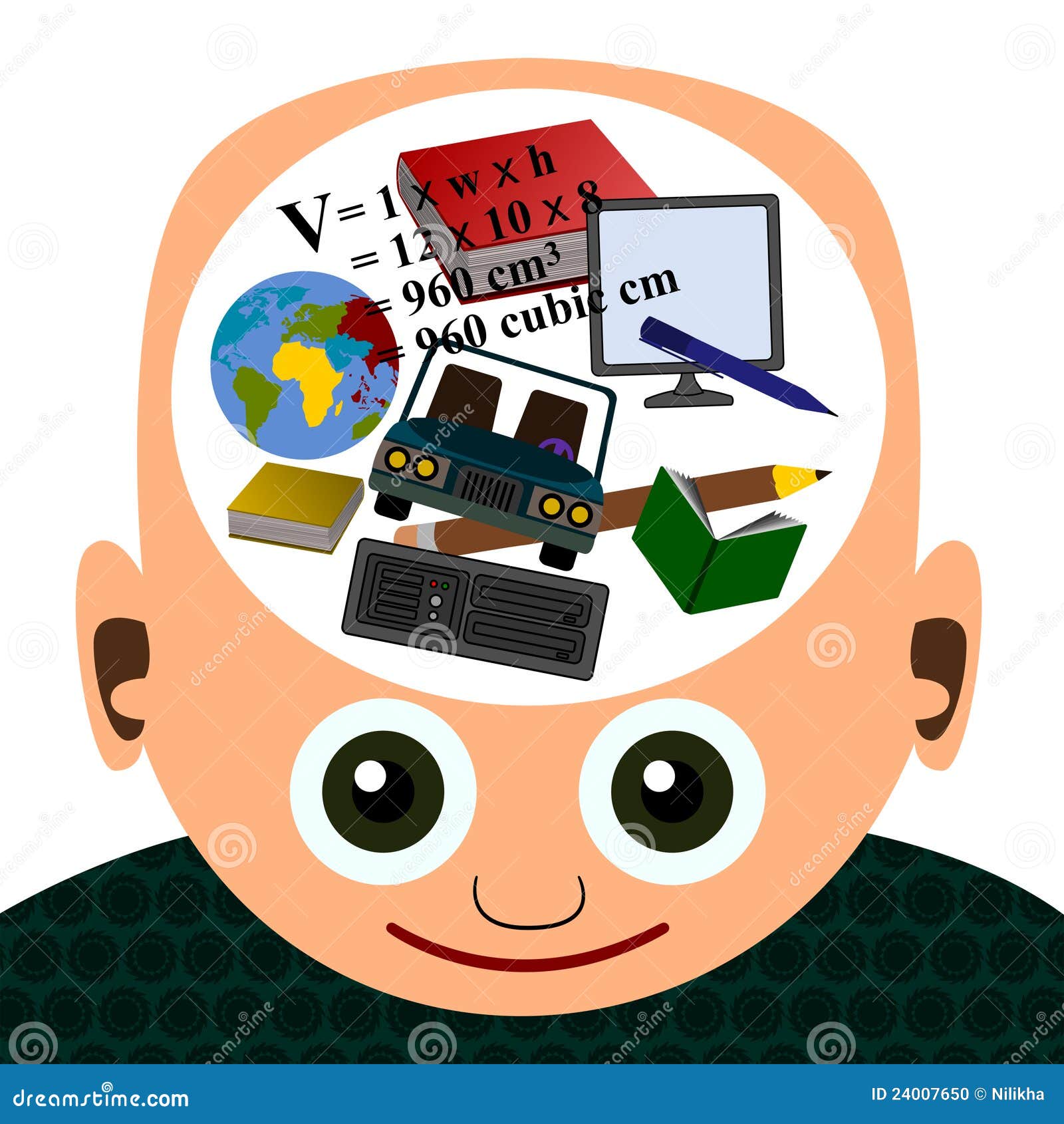 Genius stock illustration. Illustration of school, genius - 24007650