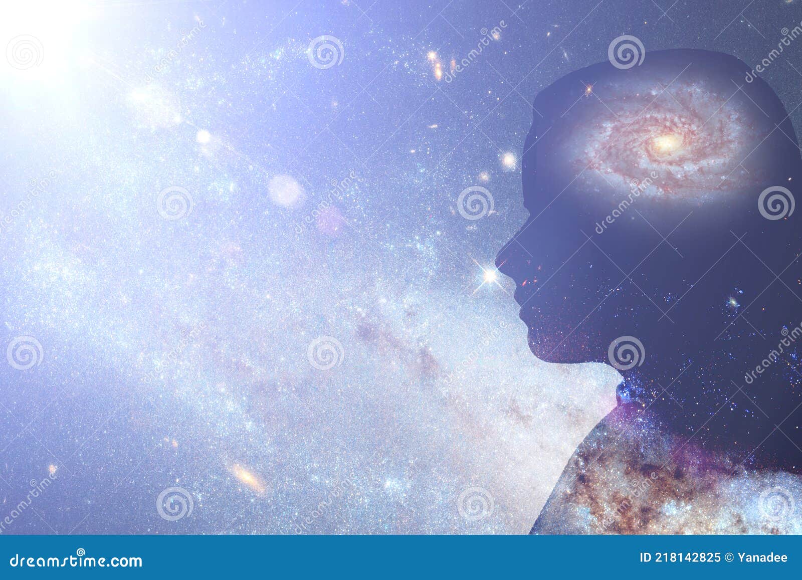 Genius Brain, Science, Intelligence and Education Concept, Smart Head ...