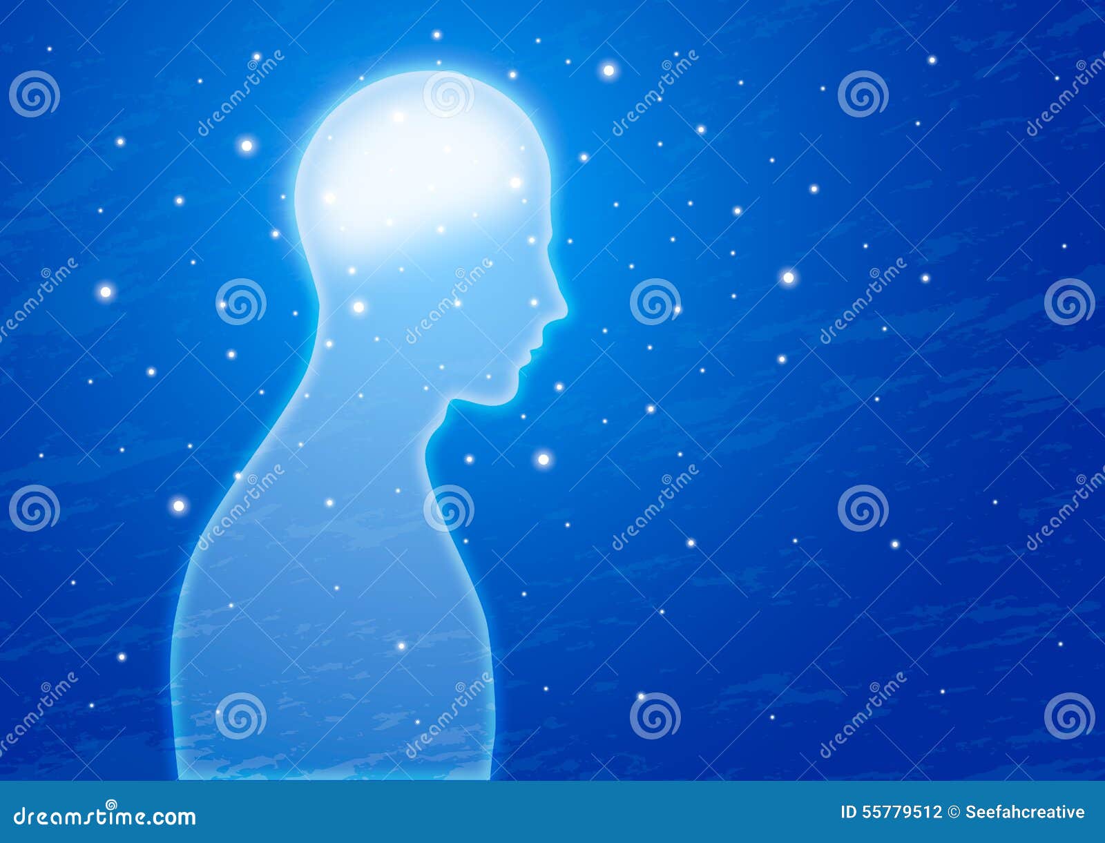 Genius stock vector. Illustration of inspiration, glowing - 55779512