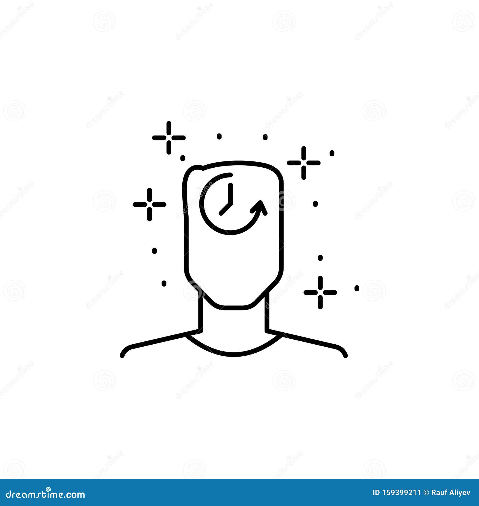 Genius, Human, Memory Icon. Element of Medicine Icon Stock Illustration ...