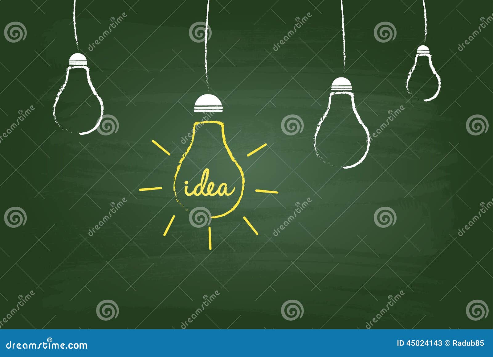 Genius Idea among Others stock vector. Illustration of genius - 45024143
