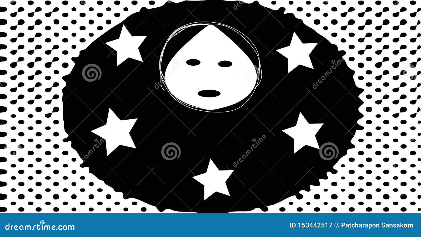 Genius Kid Icon on White Background Stock Illustration - Illustration ...
