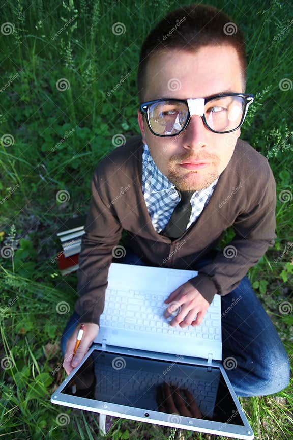 Genius nerd stock photo. Image of eyeglasses, geek, nerdy - 20316008