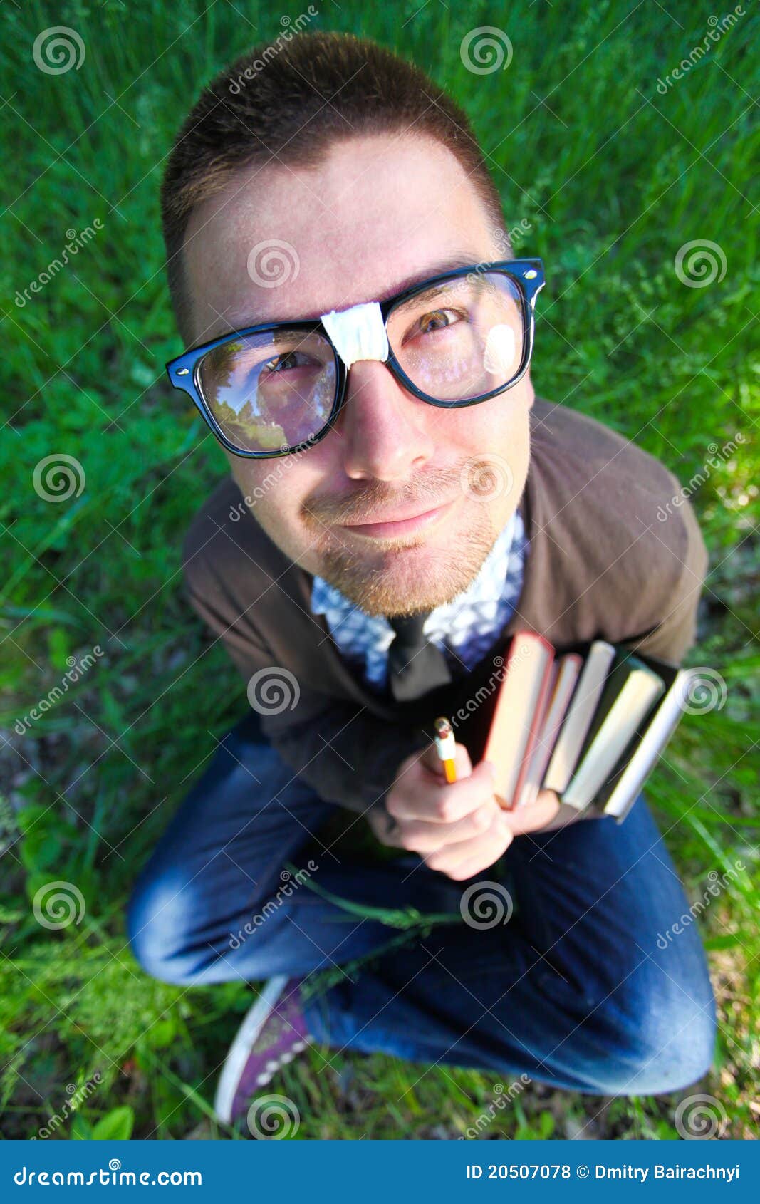 Genius nerd stock photo. Image of bookworm, student, expressive - 20507078