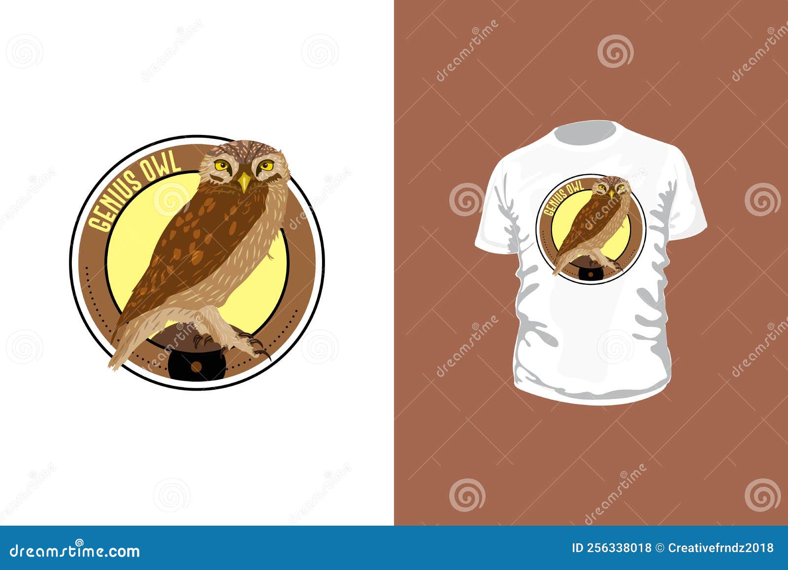 Genius Owl Vector Art, Creative T-shirt Design Stock Vector ...