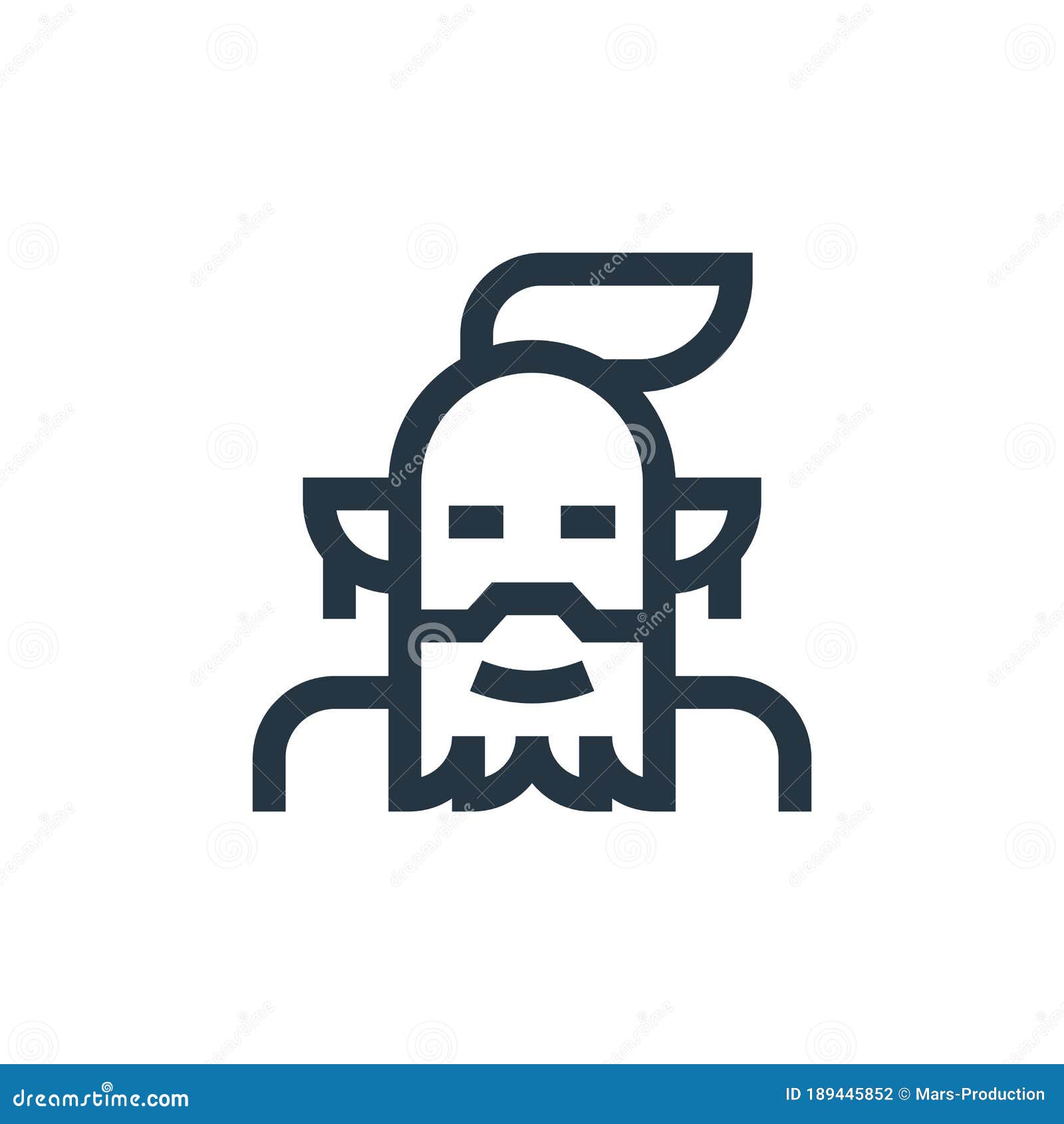 Genius Vector Icon Isolated on White Background. Outline, Thin Line ...