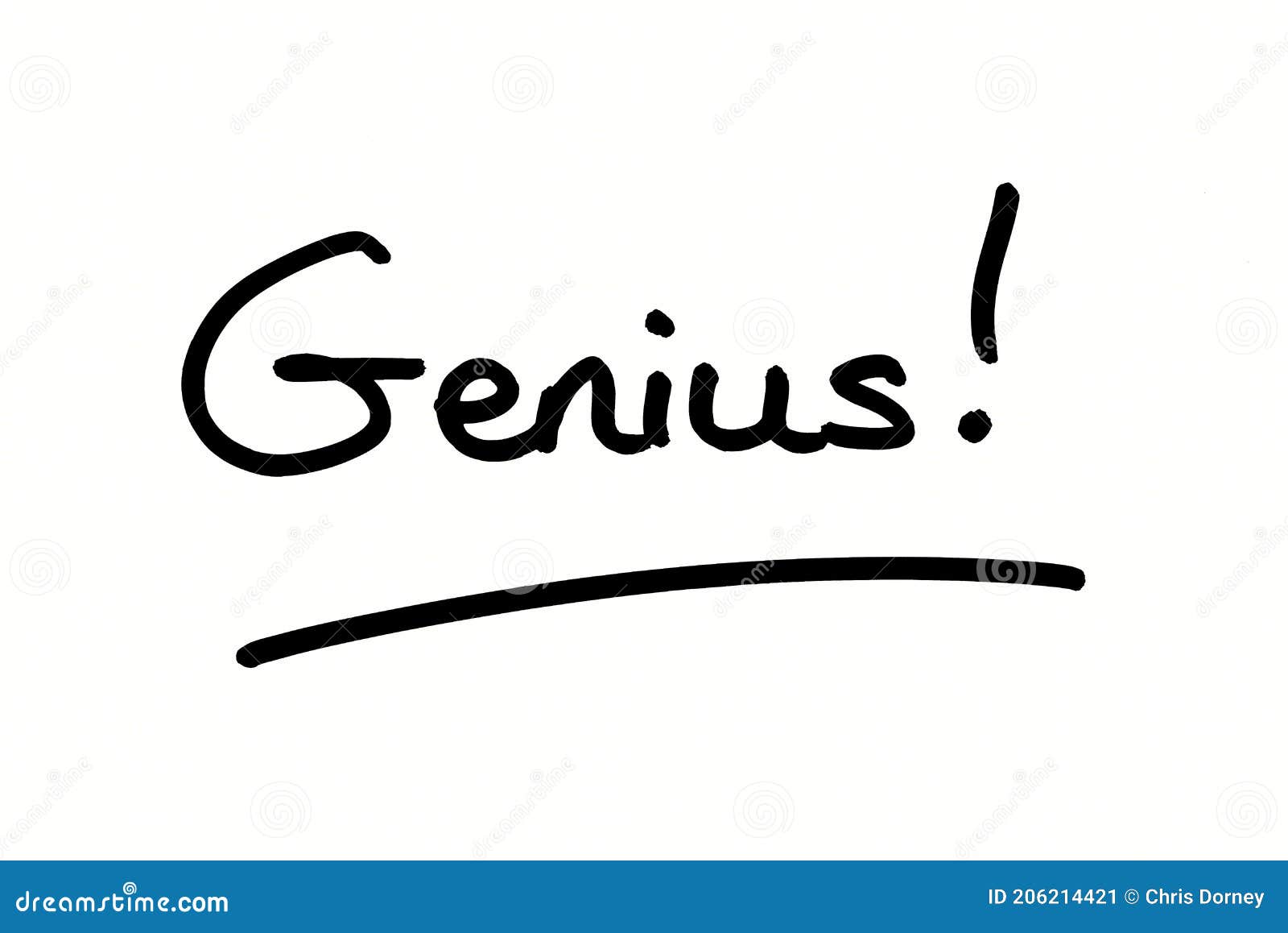 Genius stock illustration. Illustration of knowledge - 206214421