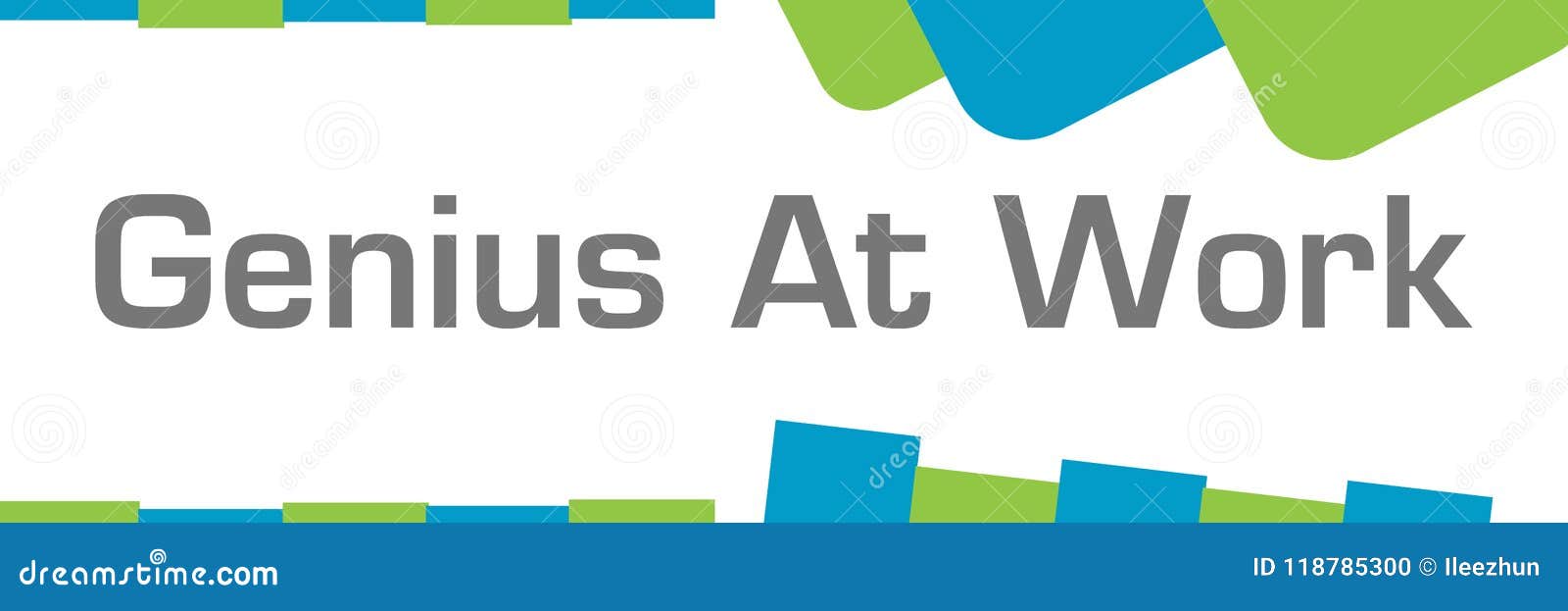 Genius At Work Blue Green Up Down Symbols Stock Photo | CartoonDealer ...