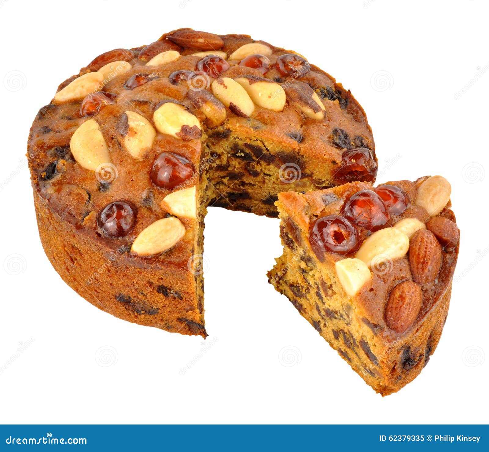 Genoa Cake stock image. Image of circular, christmas - 62379335