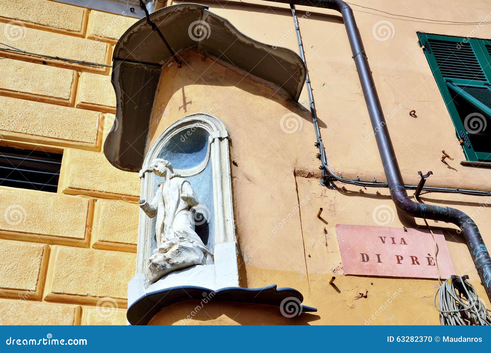 Genoa houses stock photo. Image of liguria, historic - 63282370
