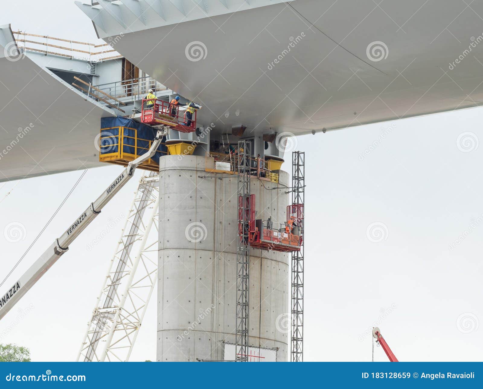 Genoa 16 May 2020, the Reconstruction of the Morandi Bridge Editorial ...