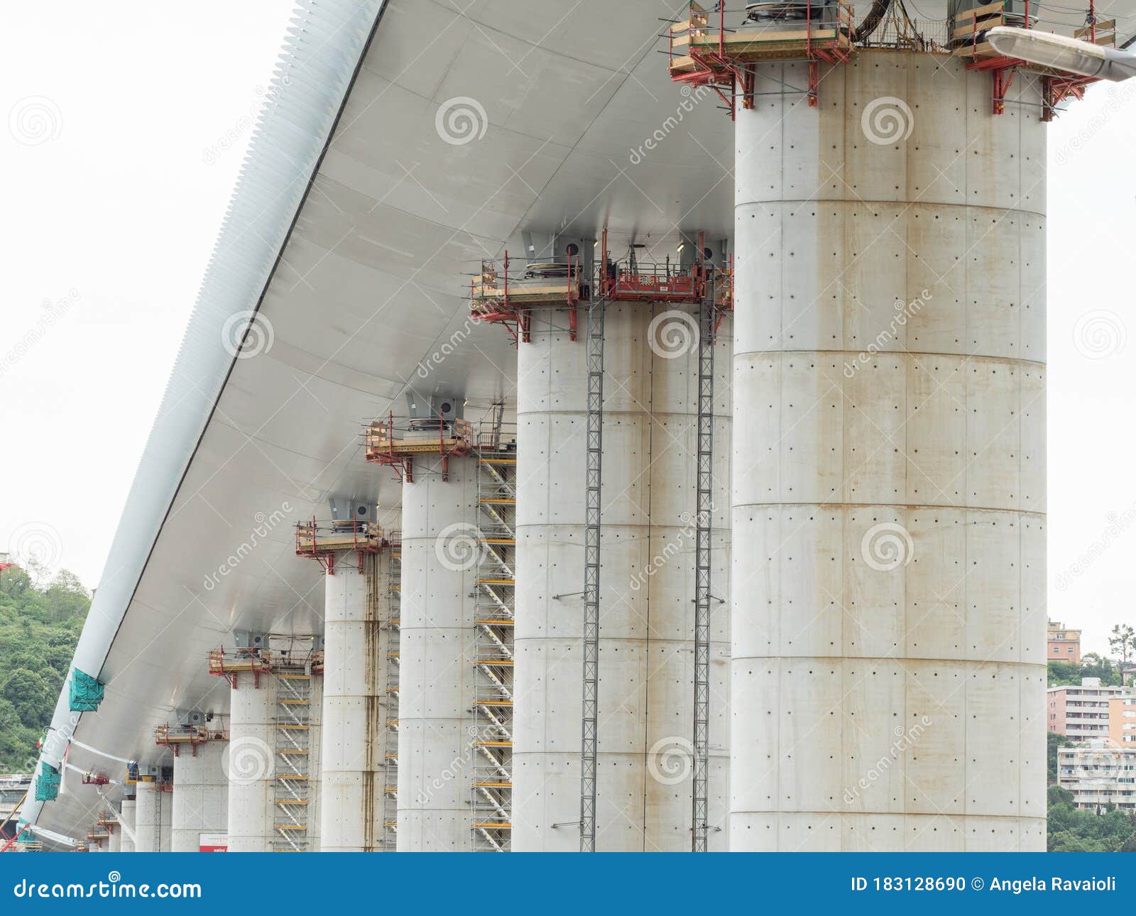 Genoa 16 May 2020, the Reconstruction of the Morandi Bridge Editorial ...