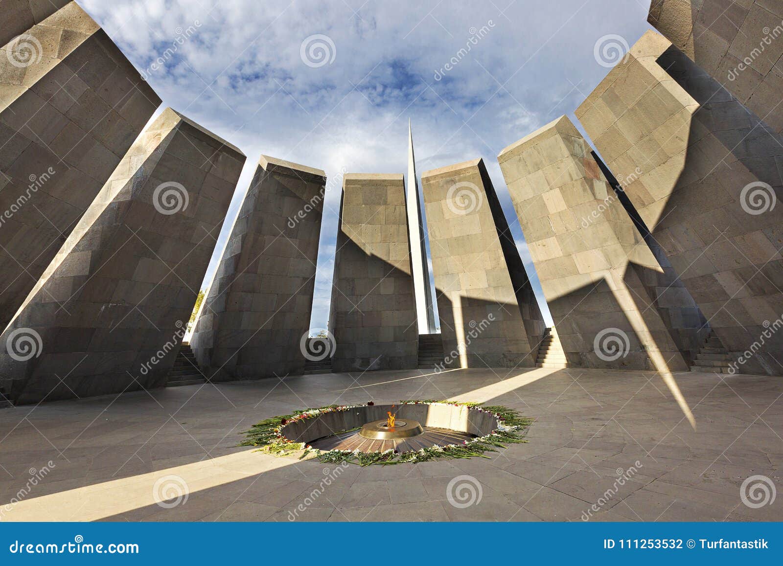 Genocide Memorial Monument in Yerevan, Armenia. Editorial Photography ...