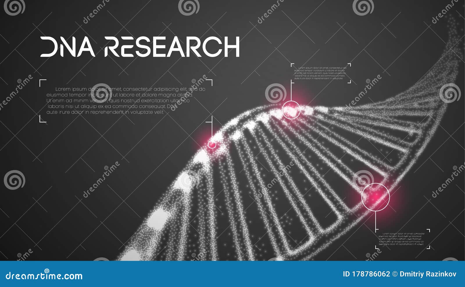 Genome Dna Vector Illustration. DNA Structure EPS 10 Stock Vector ...