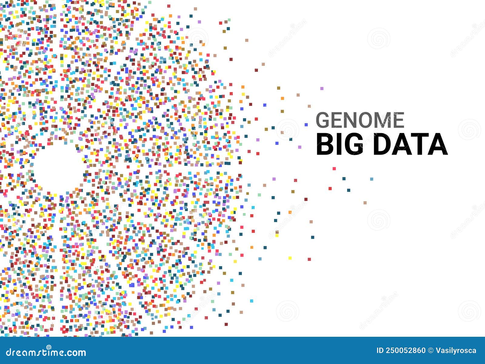 Genome Genetic Big Data Sequence Human Analytics Background. DNA Gene ...