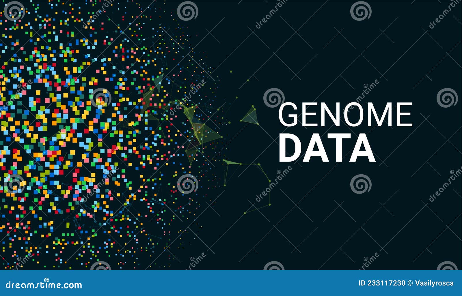 Genome Genetic Data Sequence Human Analytics Background. DNA Gene ...