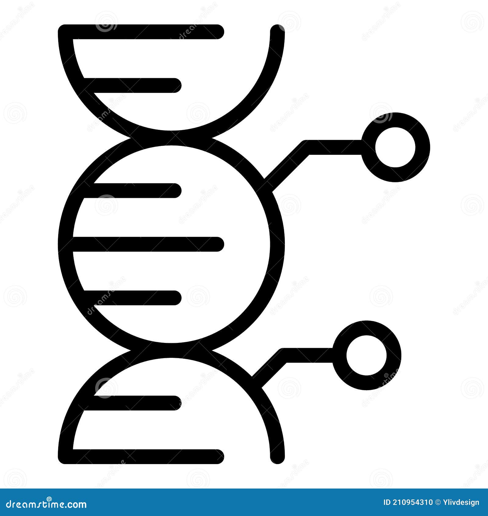 Genome, Dna, Icon, Neon .Biotechnology And Science, Chemical Laboratory ...