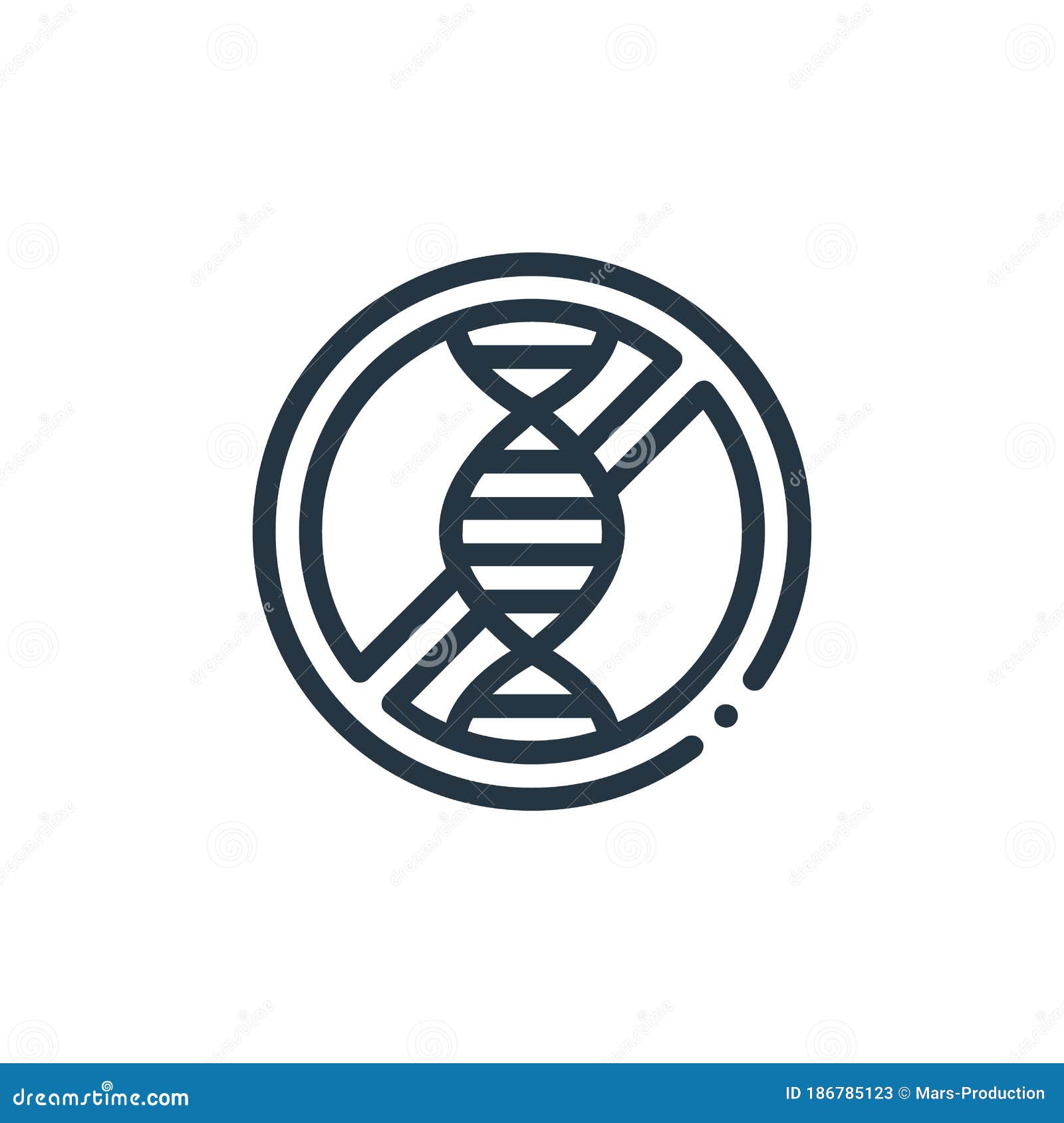 Genome Vector Icon. Genome Editable Stroke. Genome Linear Symbol for ...