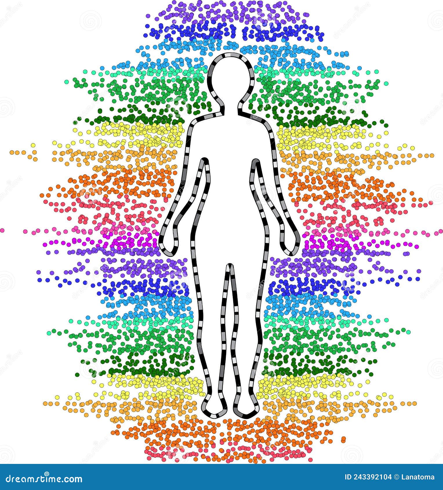 GWAS Genome-Wide Association Study Vector Illustration | CartoonDealer ...