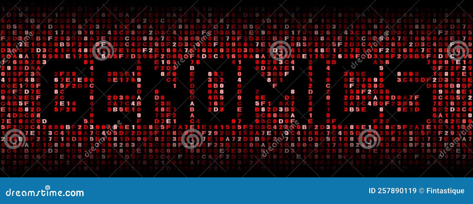 Genomics Text on Hex Background Illustration Stock Illustration ...