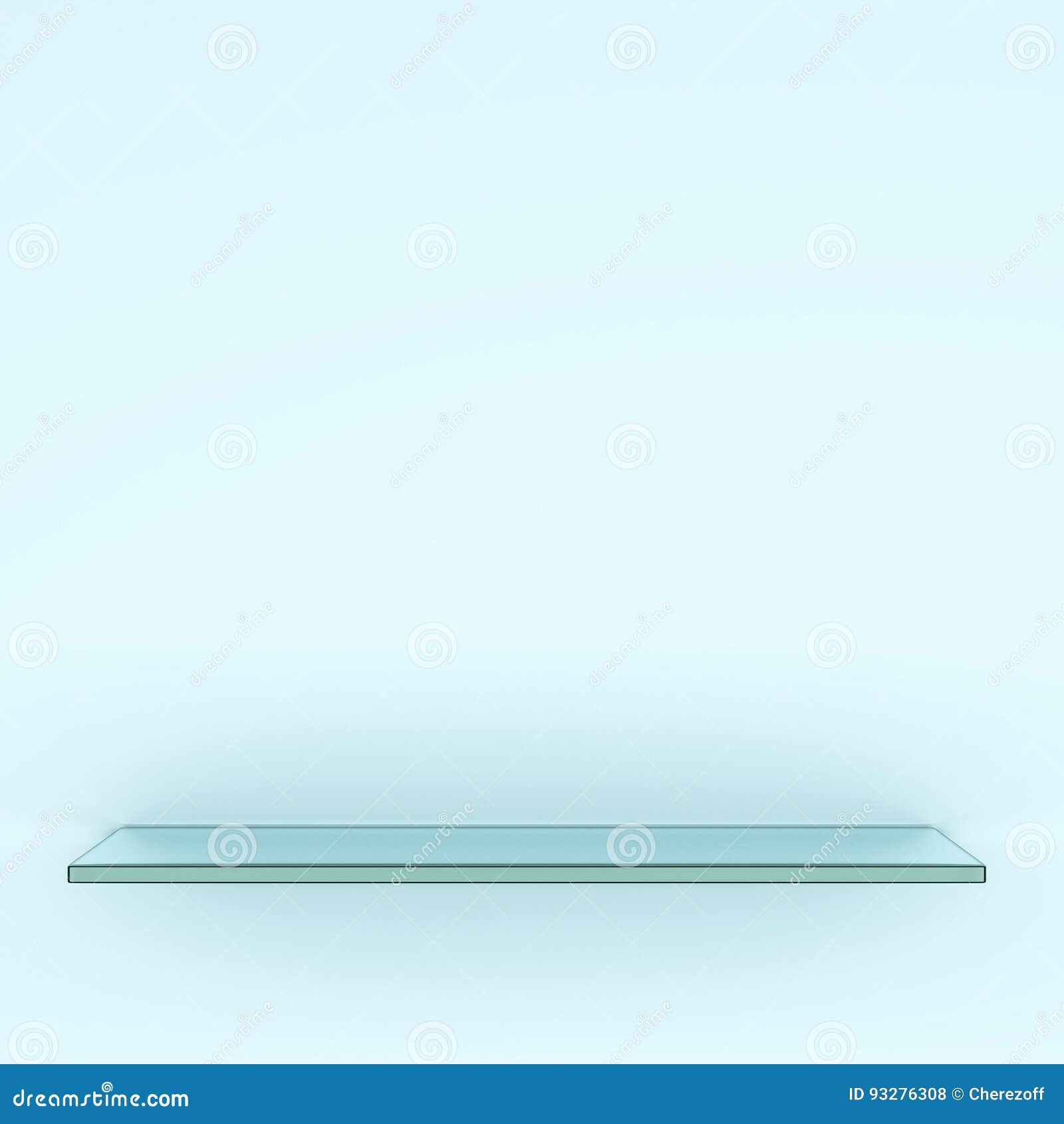 Genomskinlig glass hylla stock illustrationer. Illustration av ...