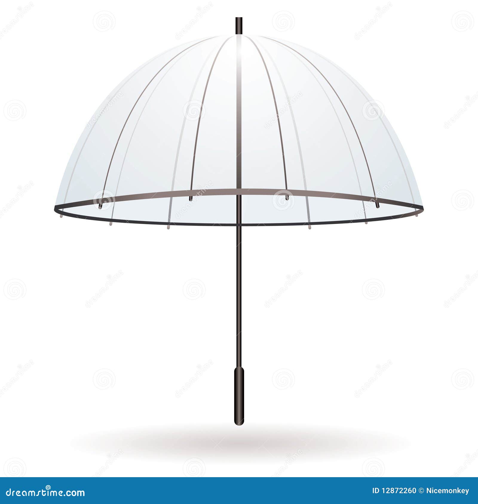 Genomskinligt paraply vektor illustrationer. Illustration av parasoll ...