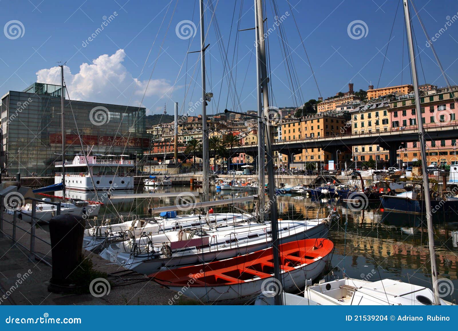 Genova stock photo. Image of meditarranean, palace, dock - 21539204