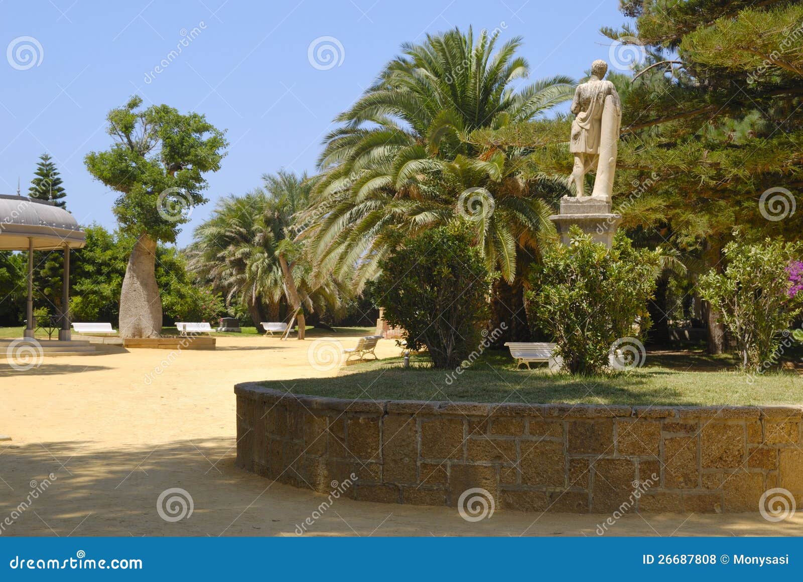 Genoves park stock photo. Image of city, path, landscaped - 26687808