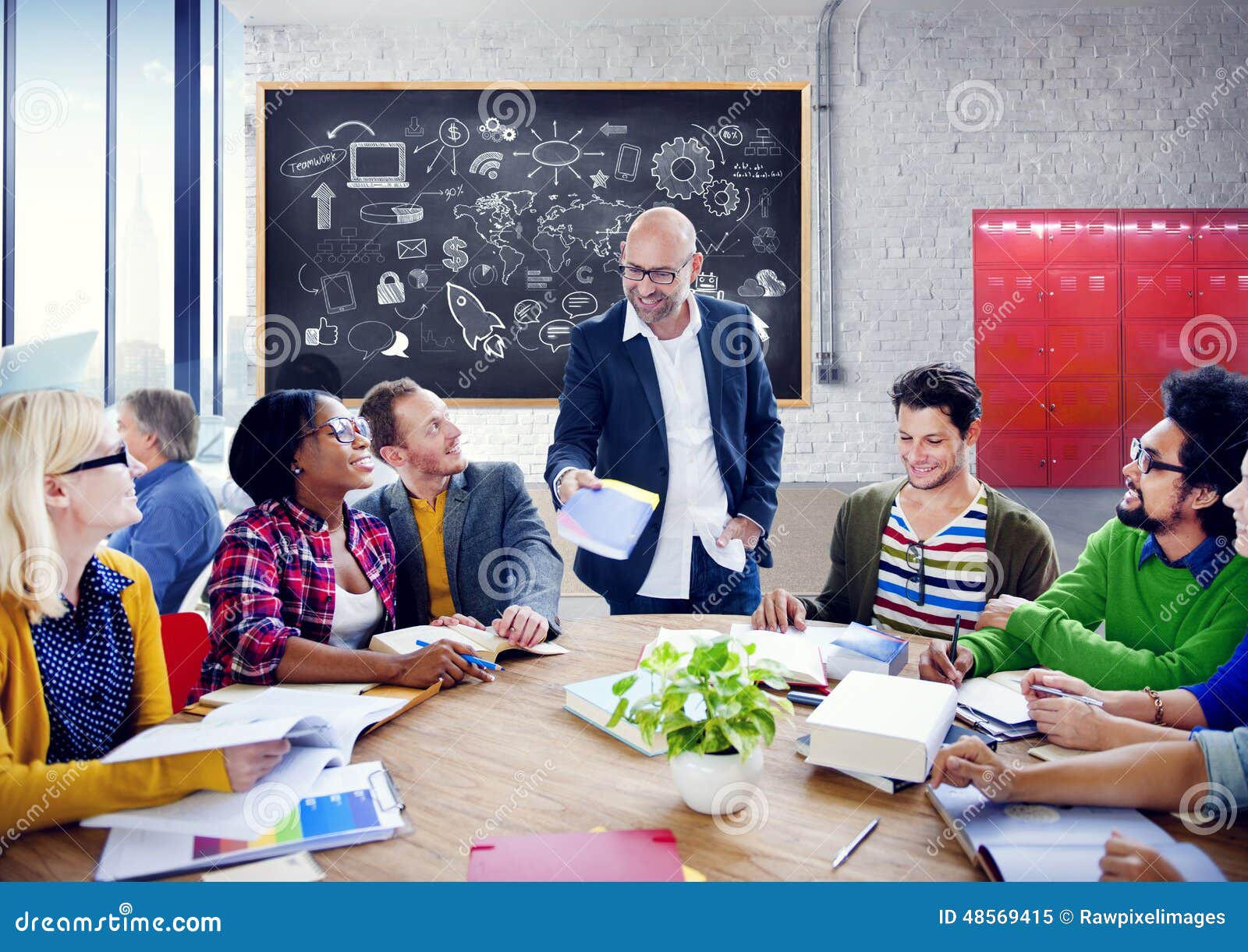 Gens D'affaires De Team Teamwork Cooperation Occupation Partnership ...