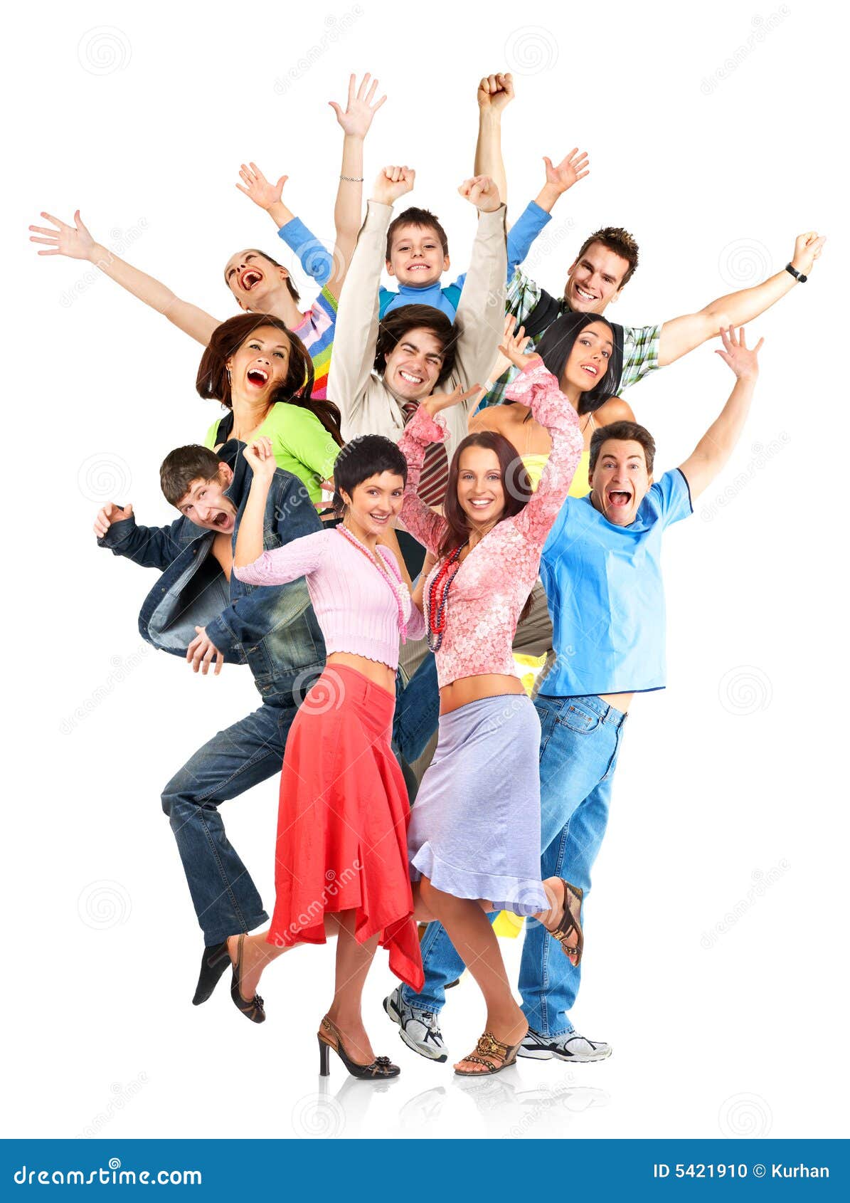 Gens heureux photo stock. Image du beau, couples, homme - 5421910