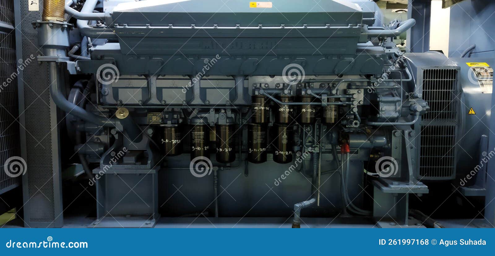 Genset 1000kva Machine Room Enginer Power Room Editorial Stock Photo ...
