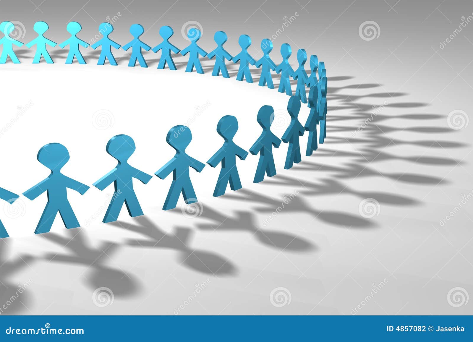 Gente azul 3D stock de ilustración. Ilustración de personas - 4857082