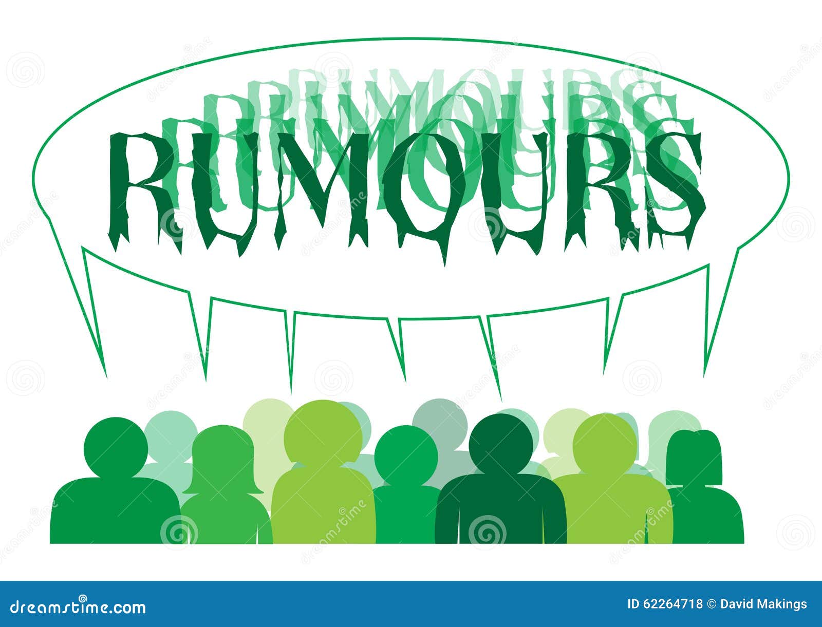 Gente de las rumores stock de ilustración. Ilustración de rumores ...