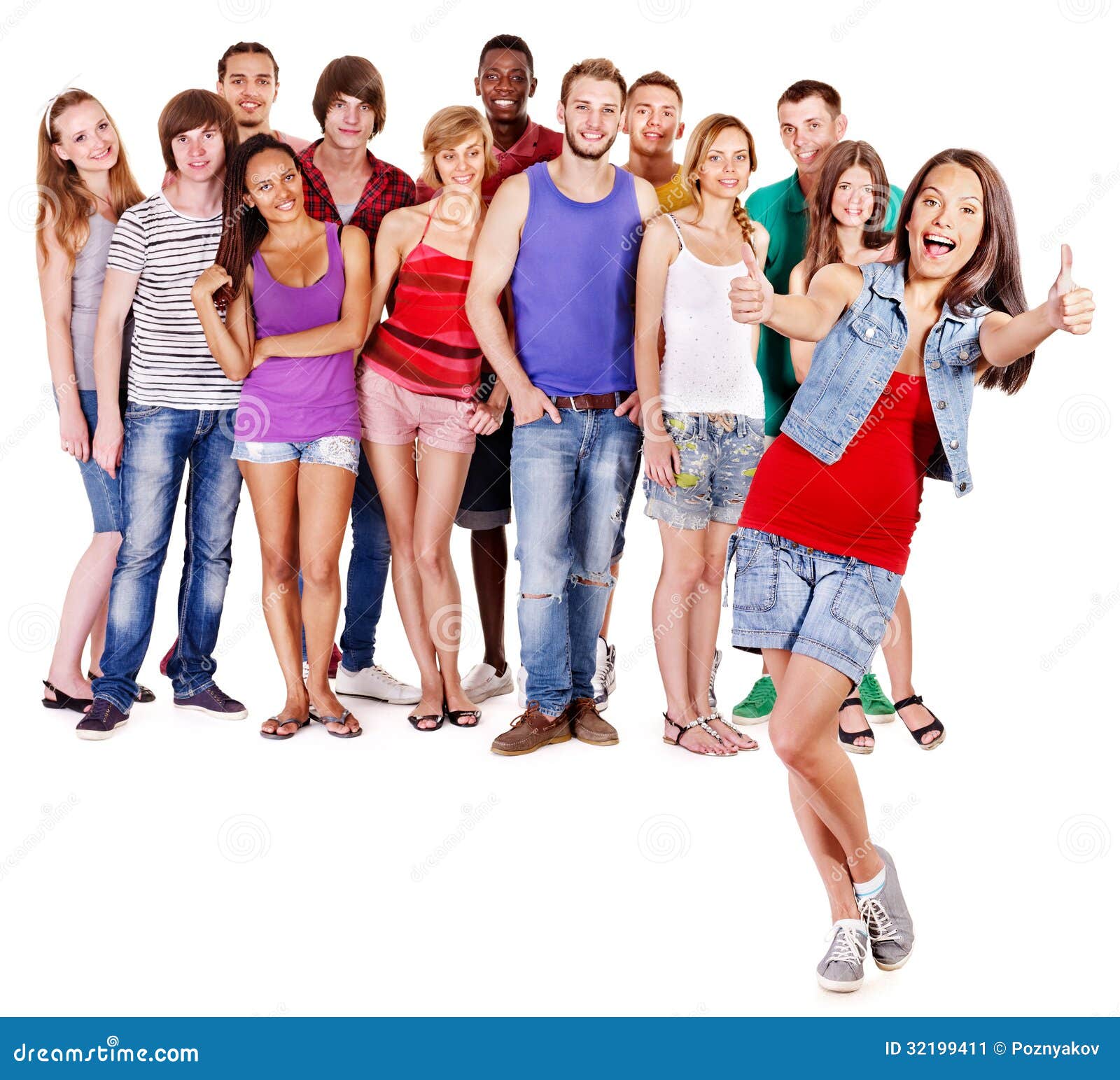 Gente del grupo imagen de archivo. Imagen de mezclado - 32199411
