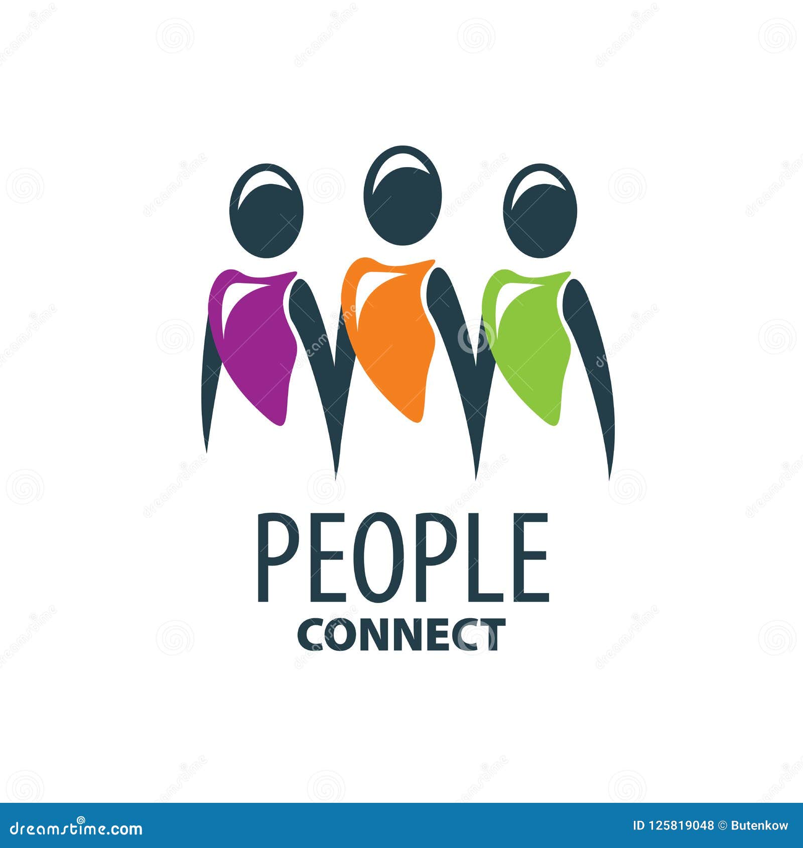 Gente Del Logotipo Del Vector Ilustración del Vector - Ilustración de ...