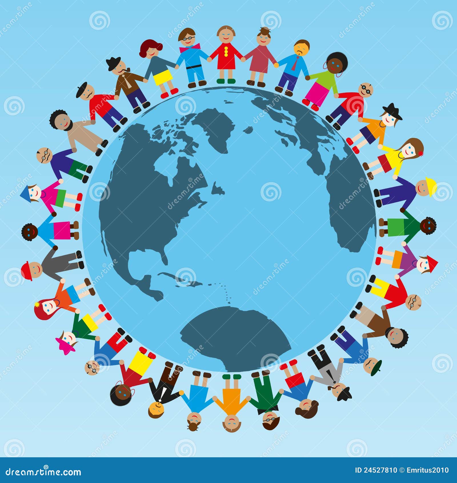 Gente En Todo El Mundo Foto de archivo - Imagen: 24527810