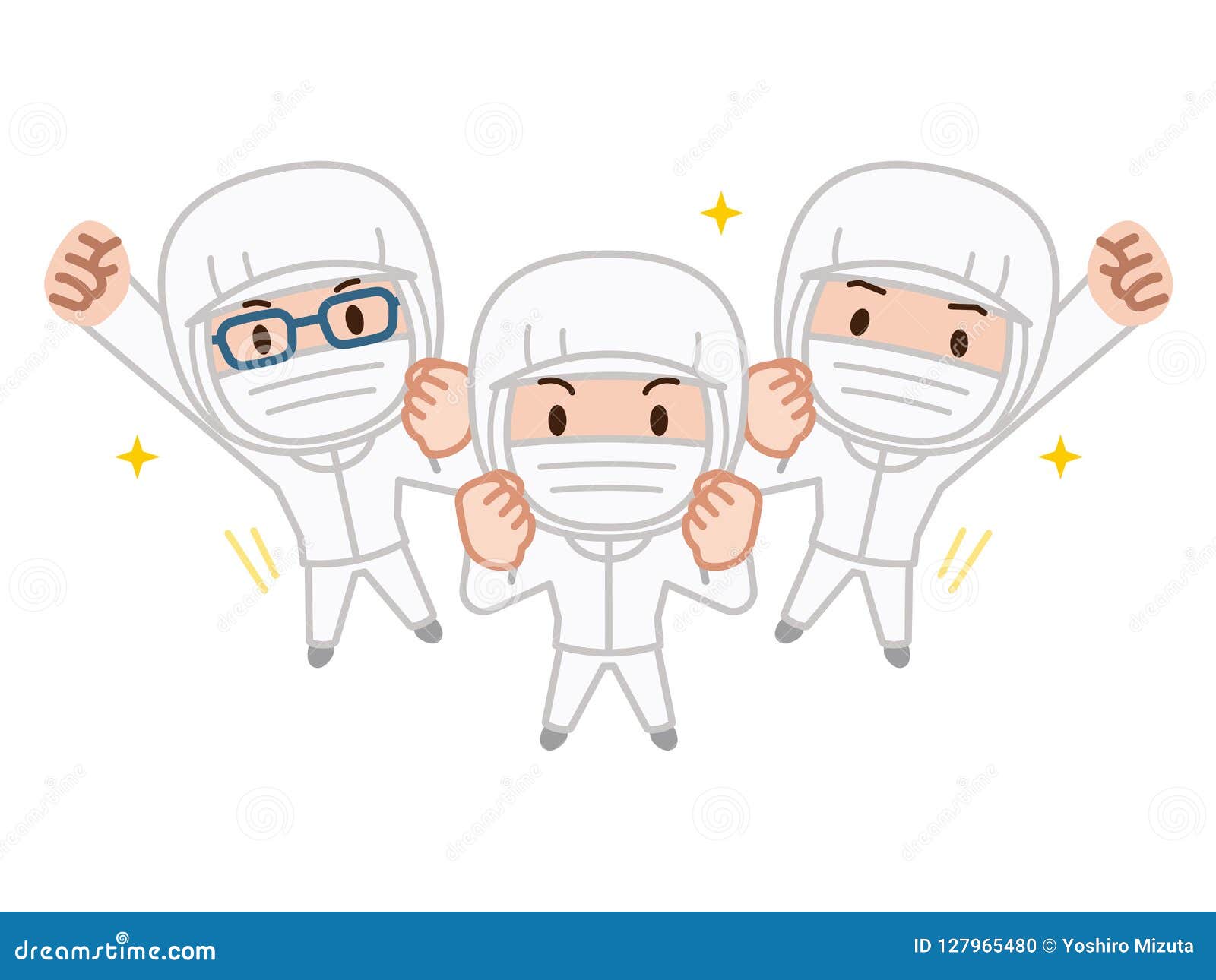 Gente en un cuarto limpio ilustración del vector. Ilustración de ...