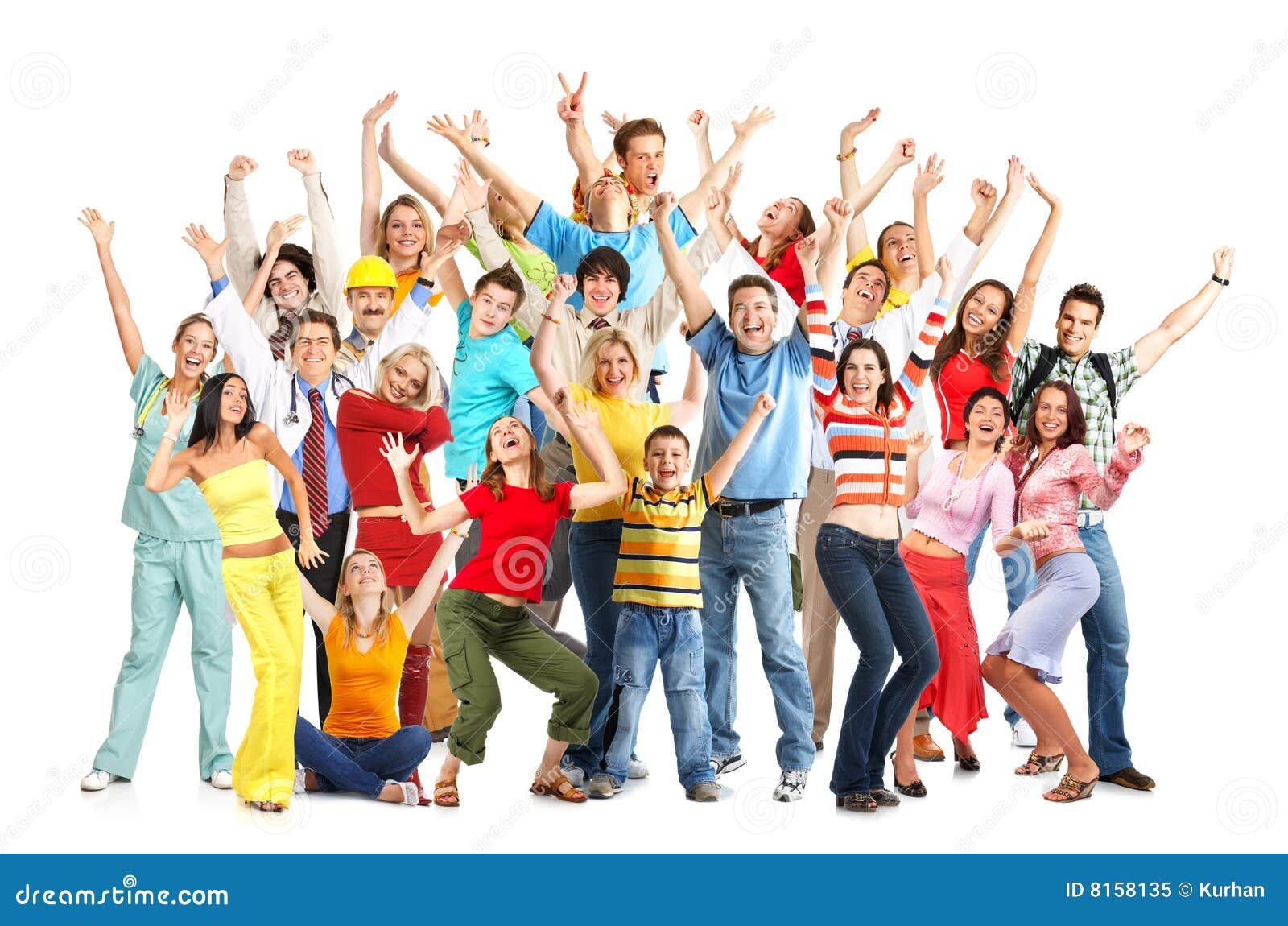 Gente felice immagine stock. Immagine di bambini, amore - 8158135